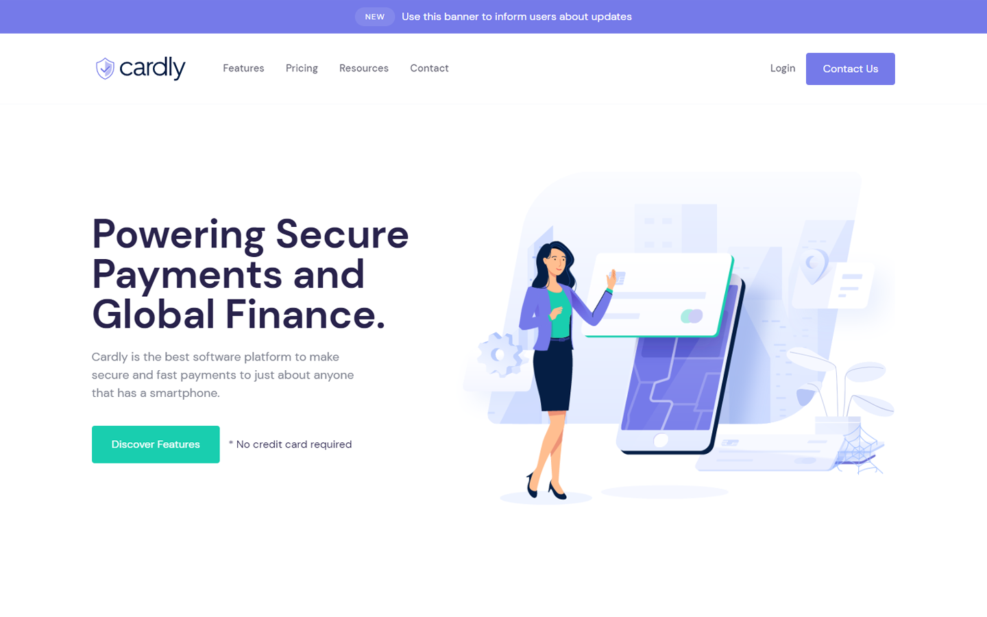 Cardly - Finance HTML5 Responsive Website Template