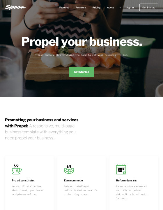 Propel - Business HTML5 Responsive Website Template