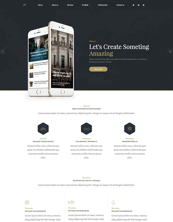 Helion - Agency HTML5 Responsive Website Template