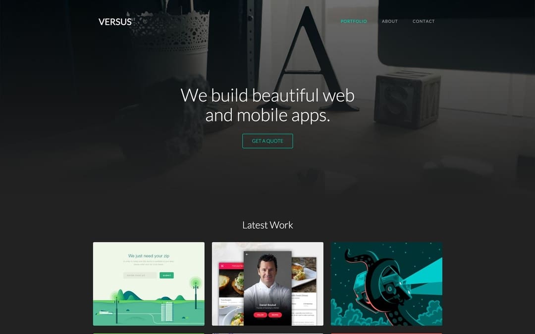 Versus - Portfolio HTML5 Responsive Website Template