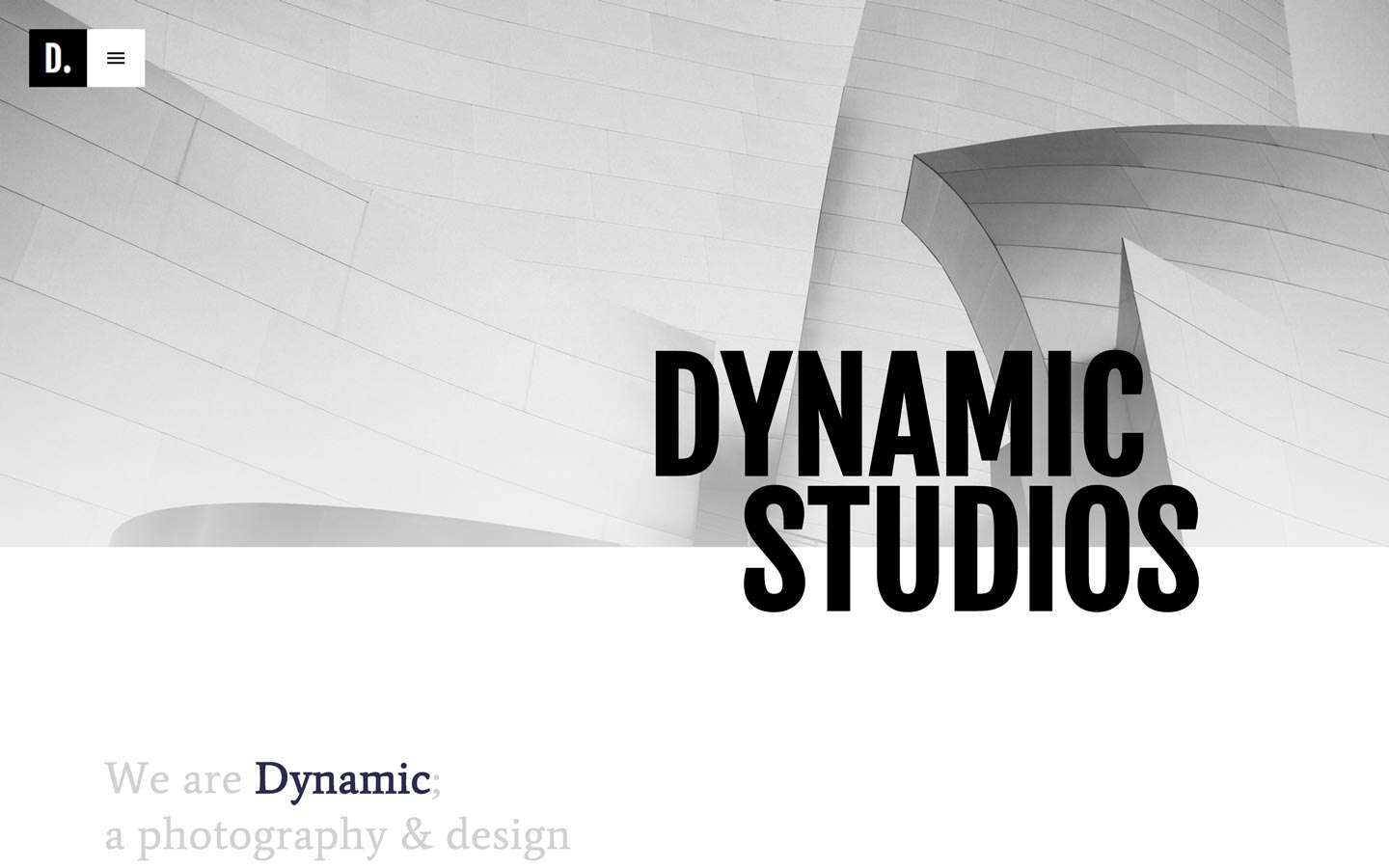 Dynamic Studios - Photography HTML5 Responsive Website Template