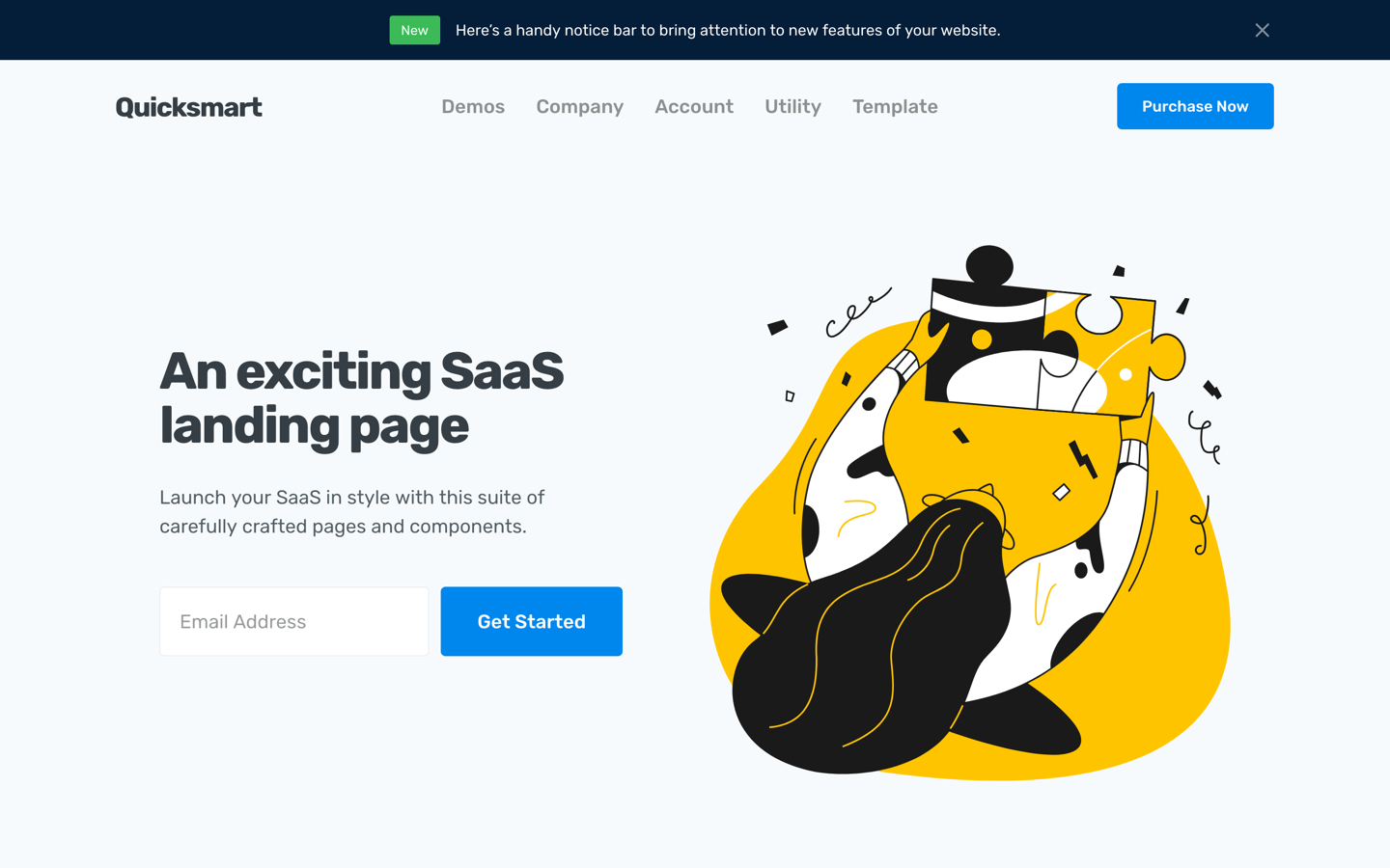 Quicksmart - SaaS HTML5 Responsive Website Template