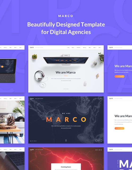 Marco - Agency HTML5 Responsive Website Template