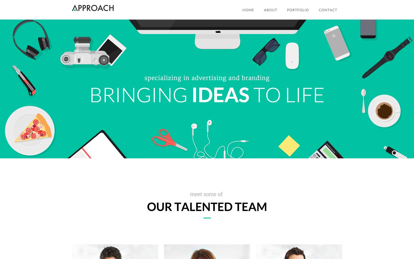 Approach - Agency HTML5 Responsive Website Template