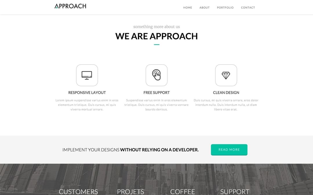 Approach - Agency HTML5 Responsive Website Template