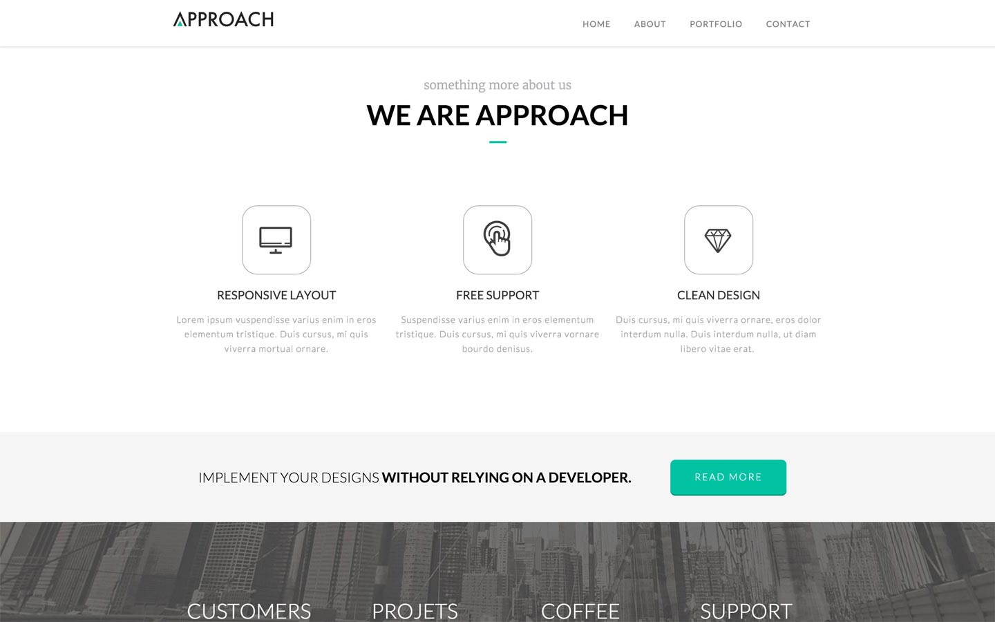 Approach - Agency HTML5 Responsive Website Template