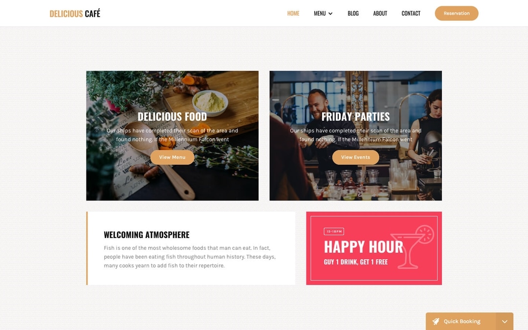 Café - Restaurant HTML5 Responsive Website Template