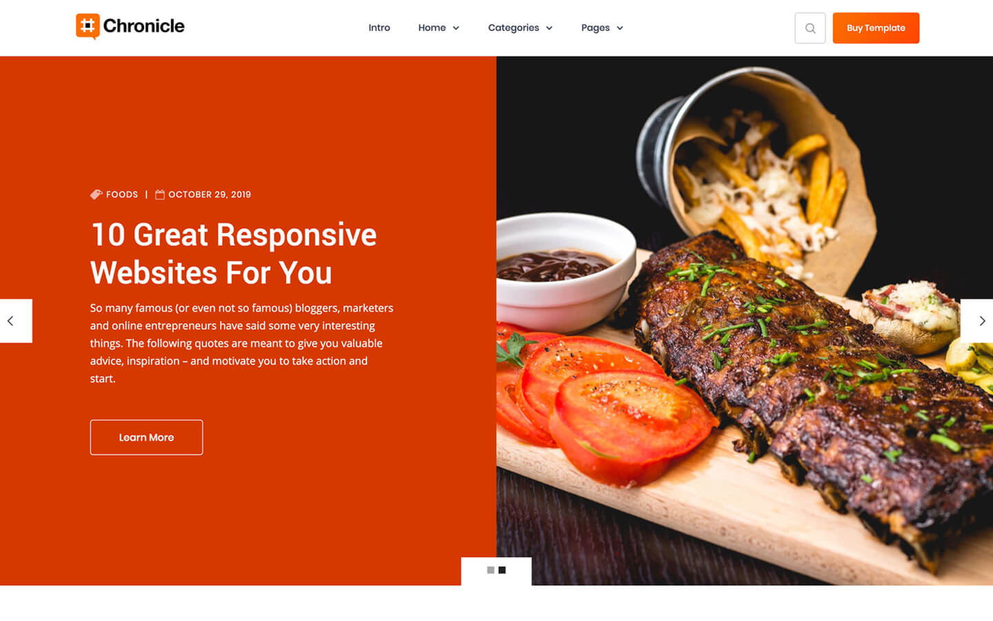 Chronicle - Magazine HTML5 Responsive Website Template