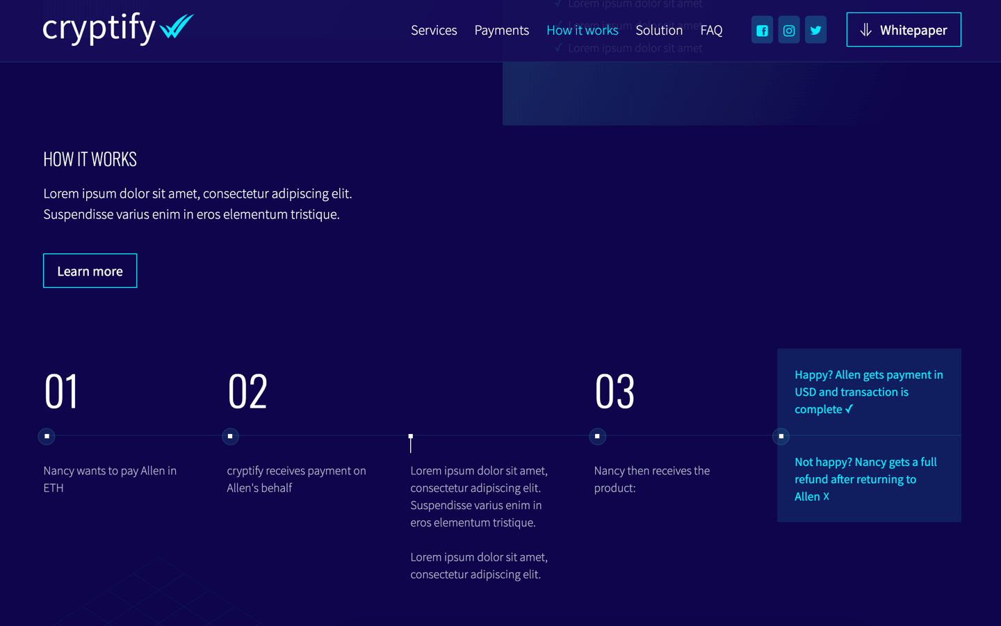 Cryptify - Finance HTML5 Responsive Website Template