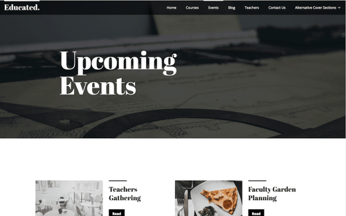 Educated - School HTML5 Responsive Website Template