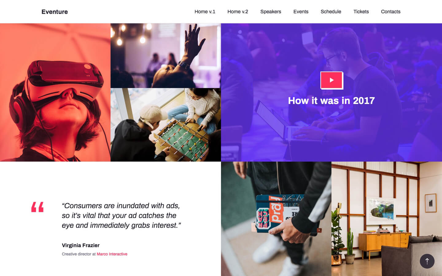 Eventure - Event HTML5 Responsive Website Template