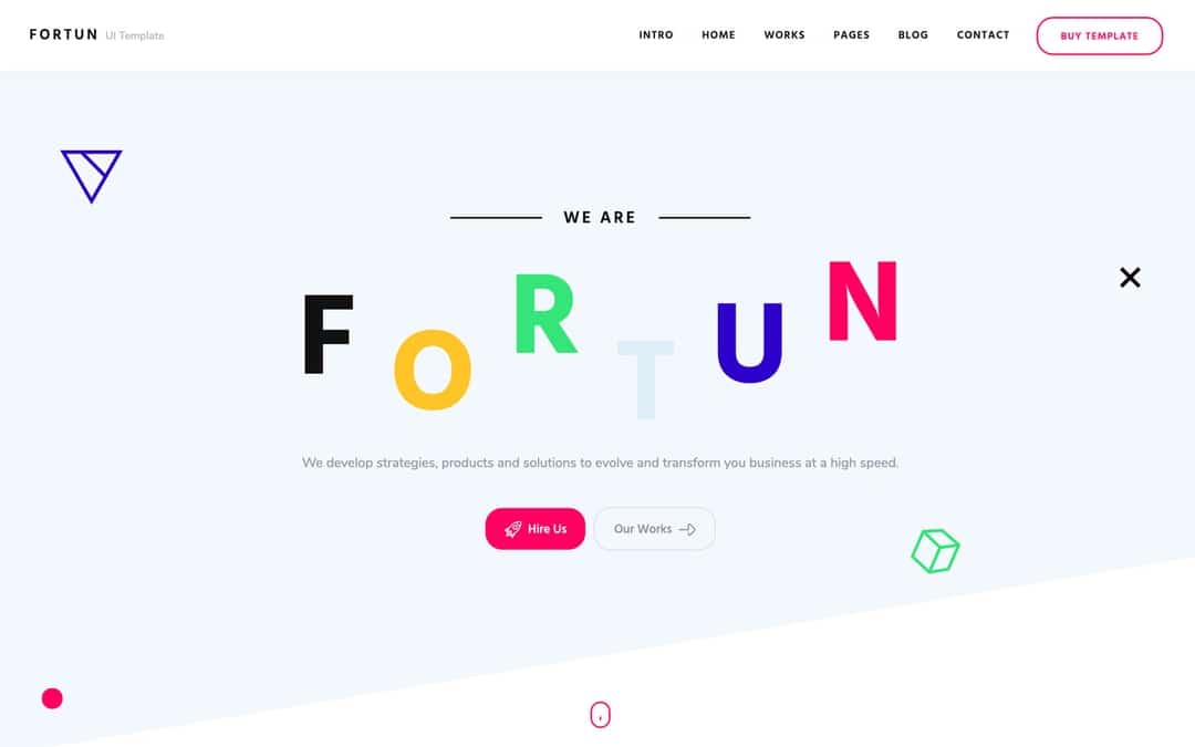 Fortun - Creative HTML5 Responsive Website Template