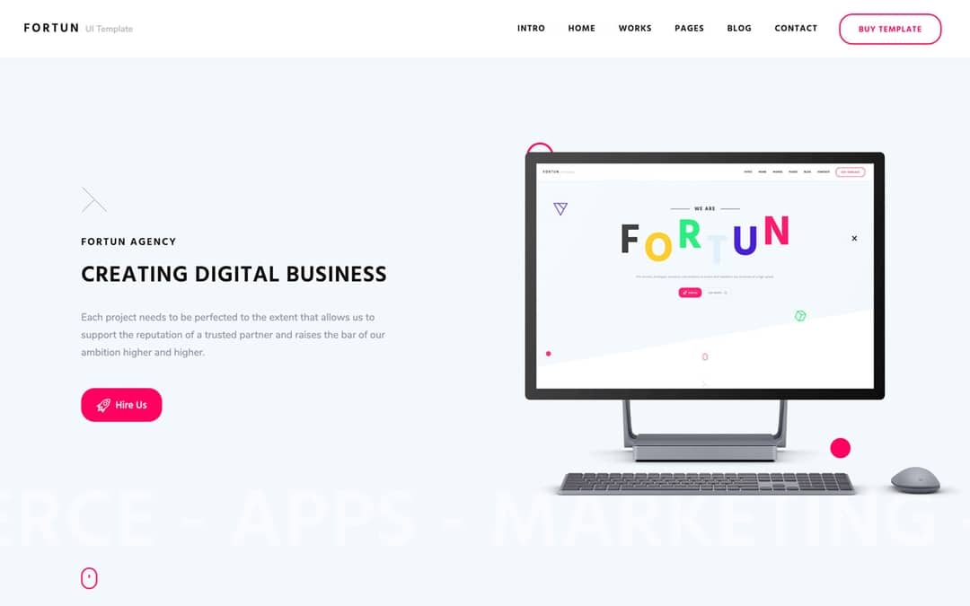 Fortun - Creative HTML5 Responsive Website Template