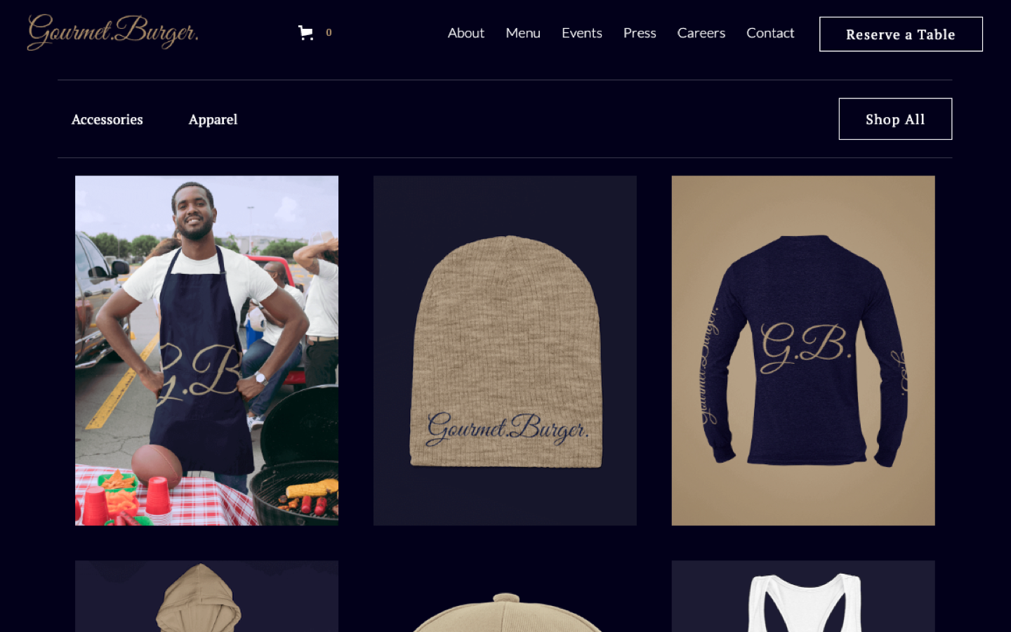 Gourmet Burger - Restaurant HTML5 Responsive Website Template