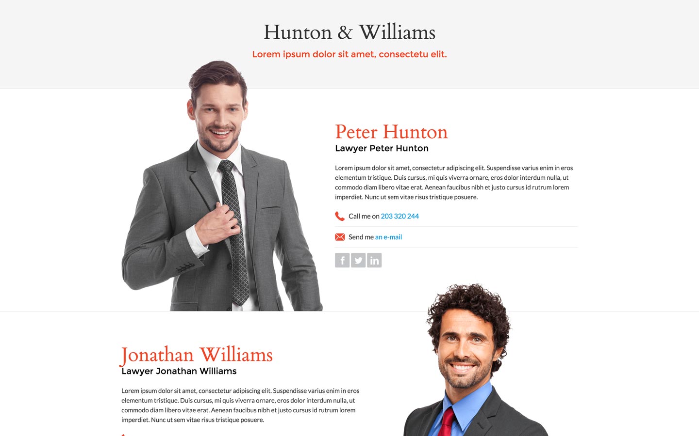 Lawyer and Attorney - Law Firm HTML5 Responsive Website Template