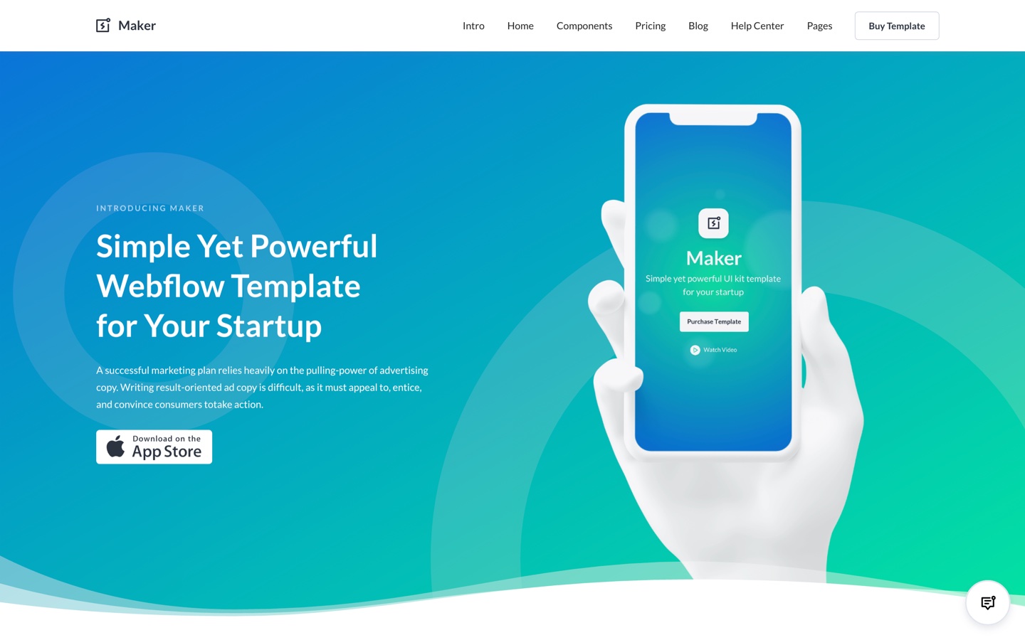 Maker - Startup HTML5 Responsive Website Template