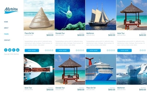 Marine - Travel HTML5 Responsive Website Template
