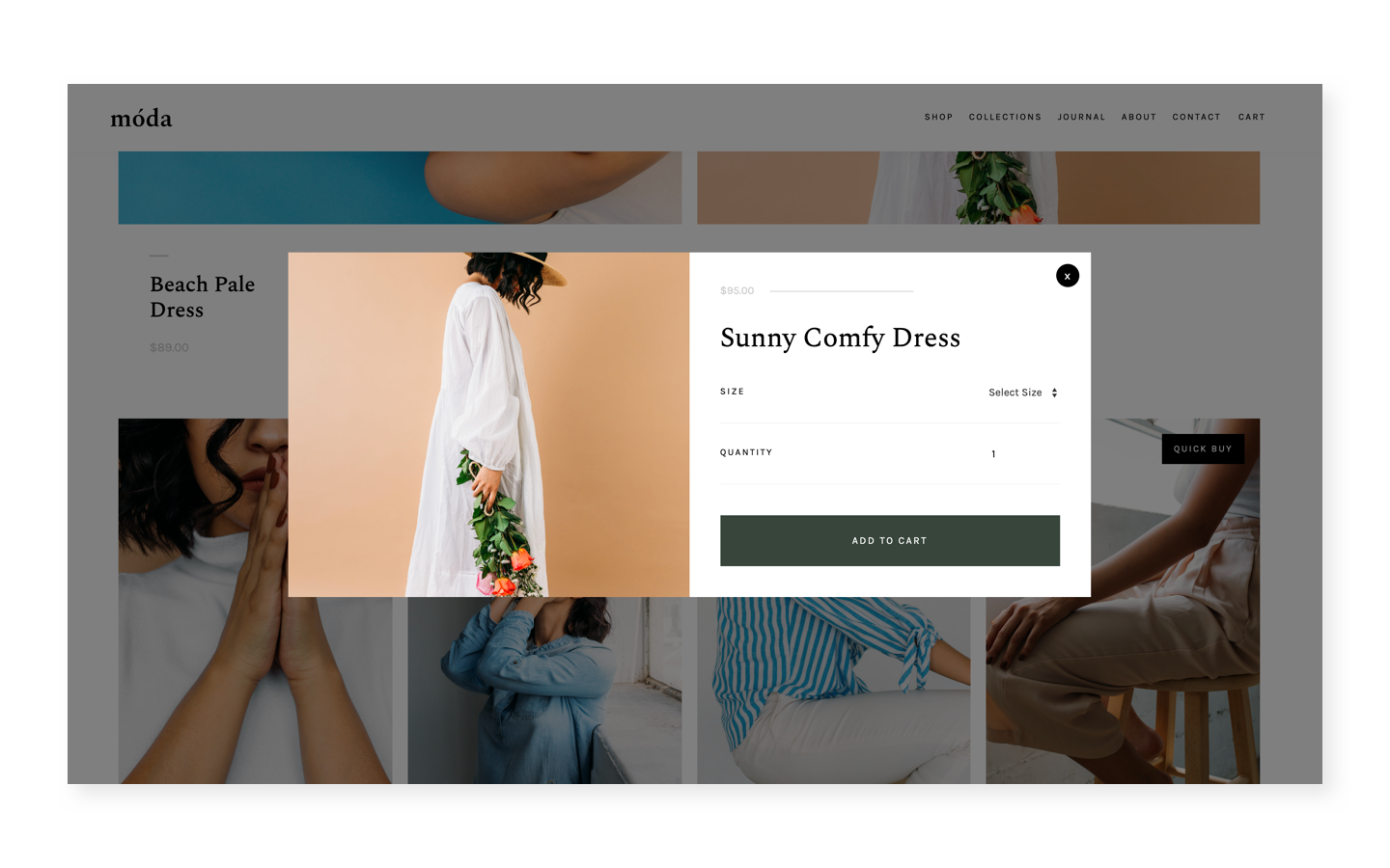 Moda - Fashion HTML5 Responsive Website Template