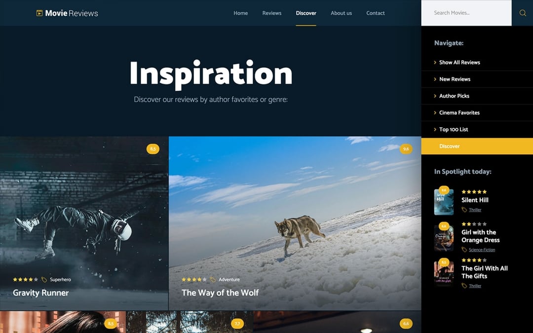 Movie - Movie HTML5 Responsive Website Template