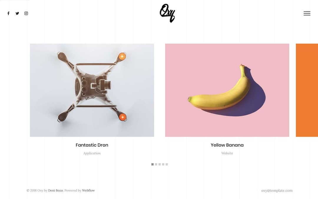 Oxy - Creative HTML5 Responsive Website Template