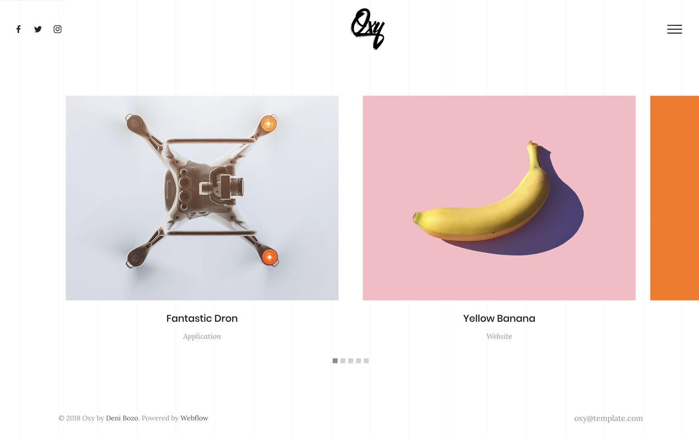 Oxy - Creative HTML5 Responsive Website Template