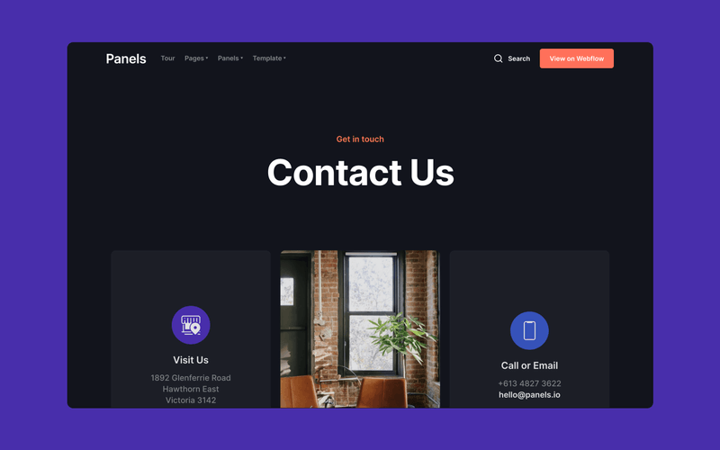 Panels - Creative HTML5 Responsive Website Template