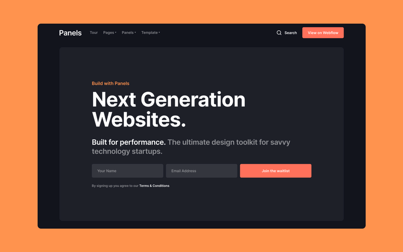 Panels - Creative HTML5 Responsive Website Template