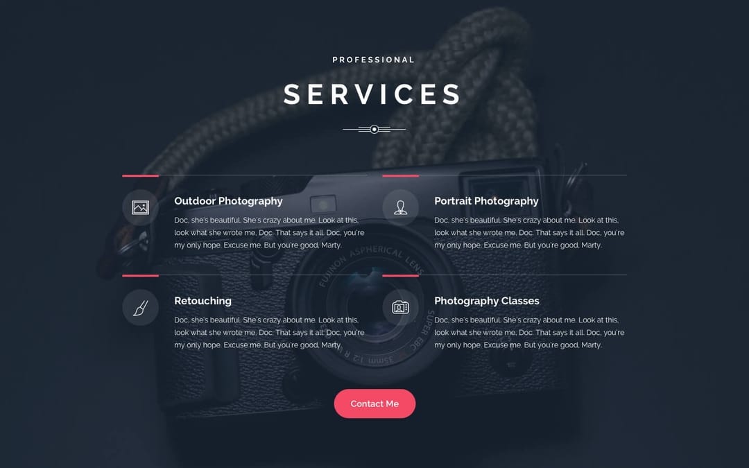 Photographer - Photography HTML5 Responsive Website Template