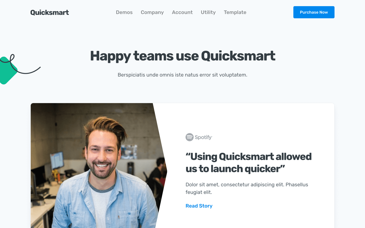 Quicksmart - SaaS HTML5 Responsive Website Template