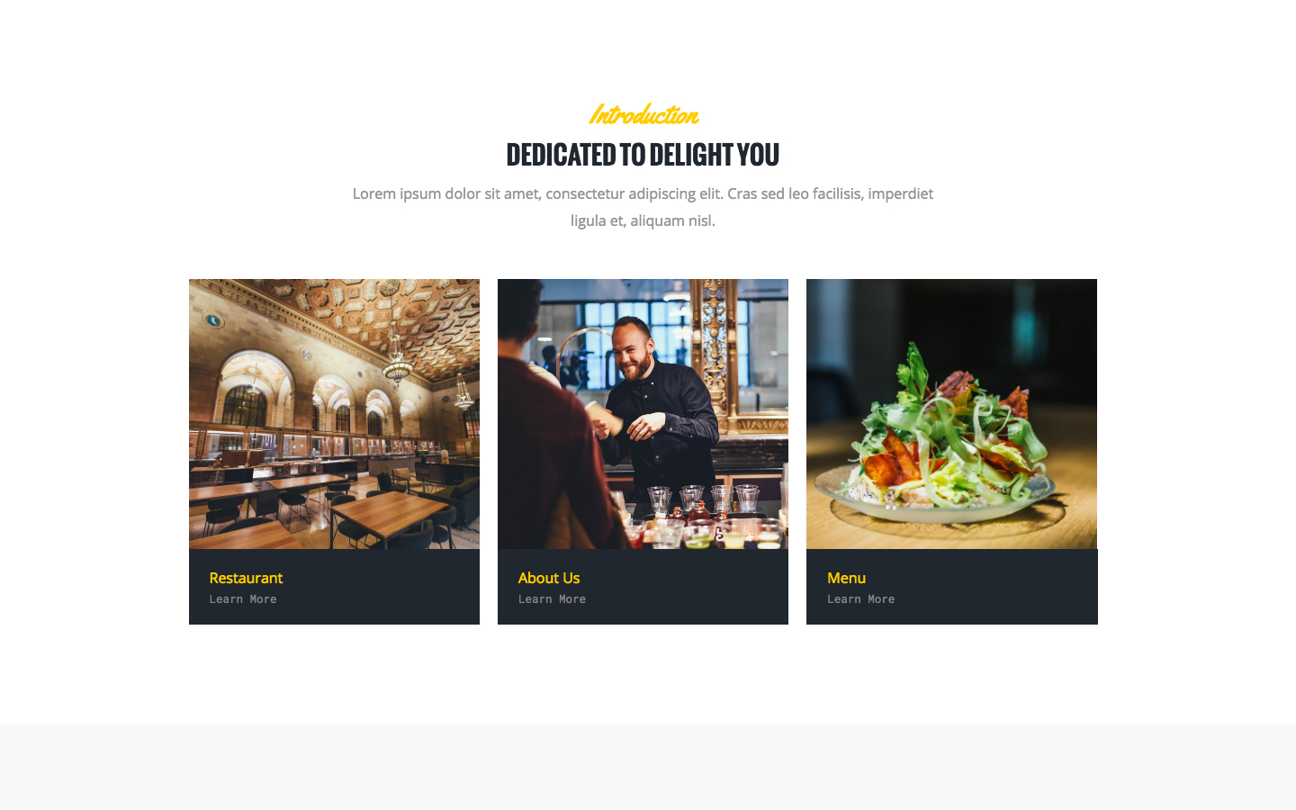 Restaurante - Restaurant HTML5 Responsive Website Template