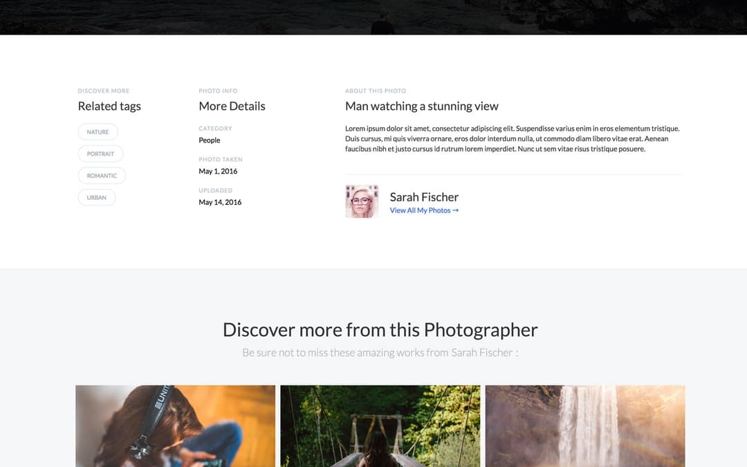 Shutter - Portfolio HTML5 Responsive Website Template