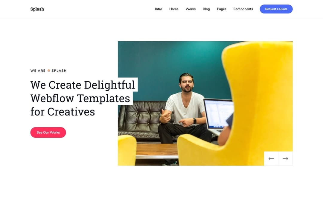 Splash - Creative HTML5 Responsive Website Template