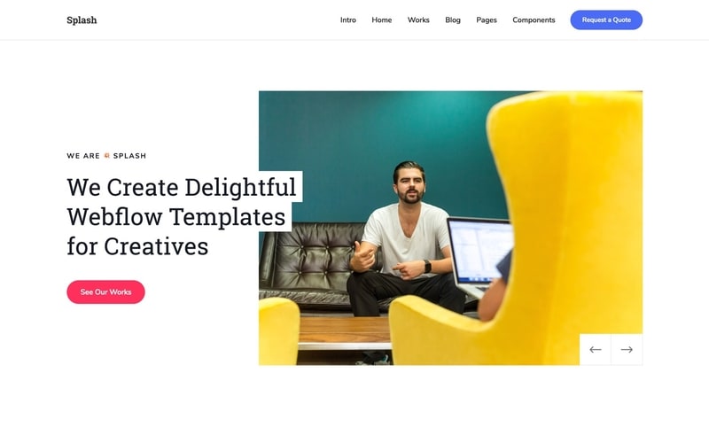 Splash - Creative HTML5 Responsive Website Template