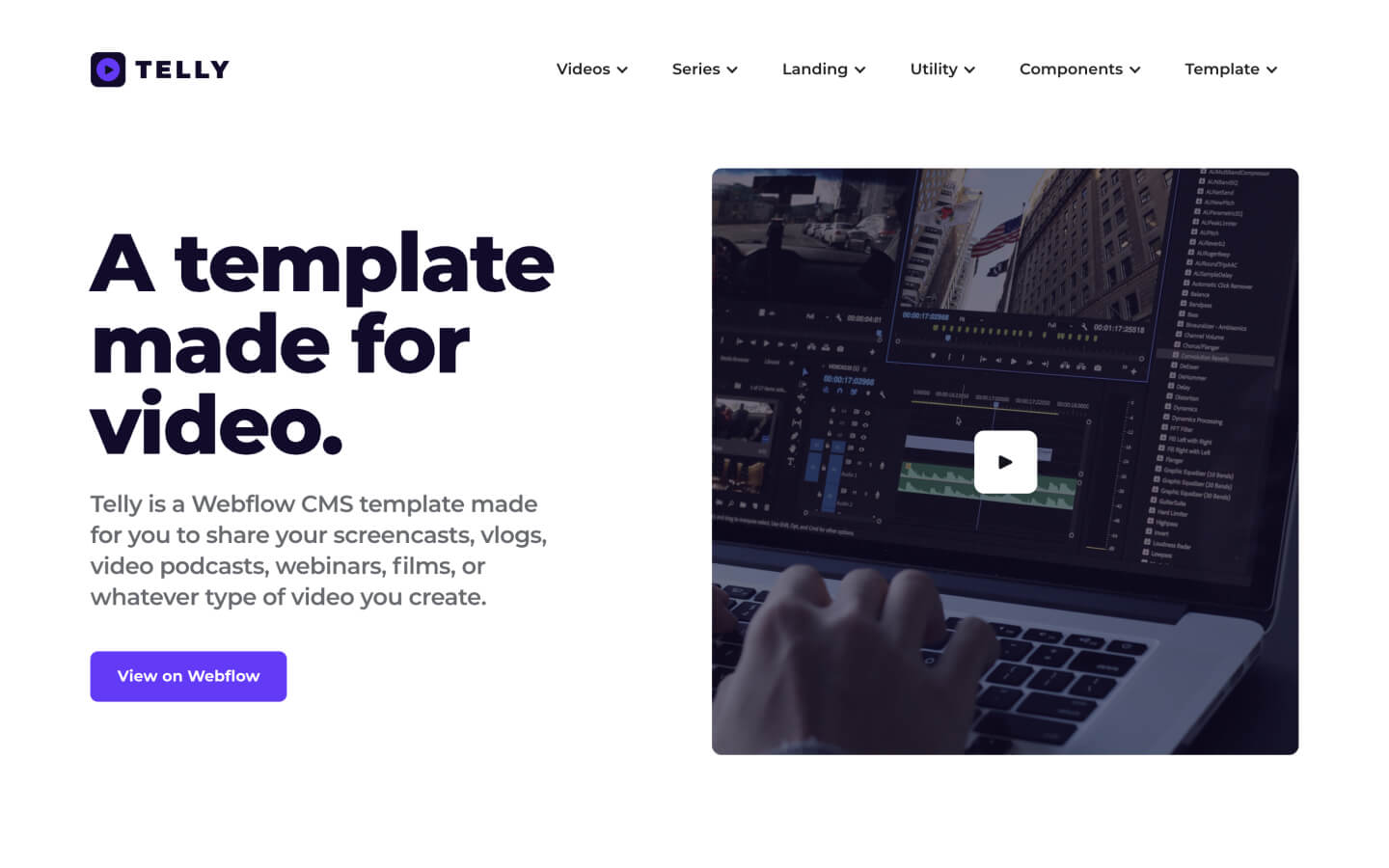 Telly - Video HTML5 Responsive Website Template