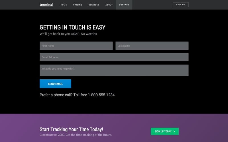 Terminal - Business HTML5 Responsive Website Template