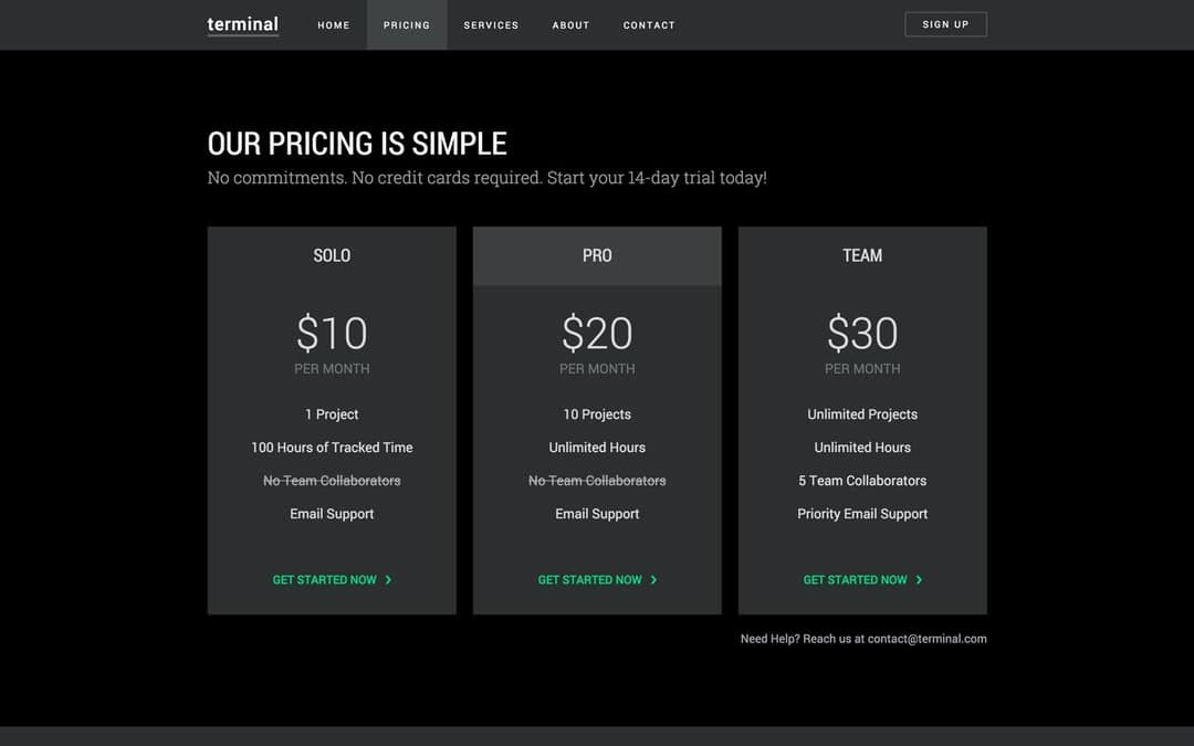 Terminal - Business HTML5 Responsive Website Template