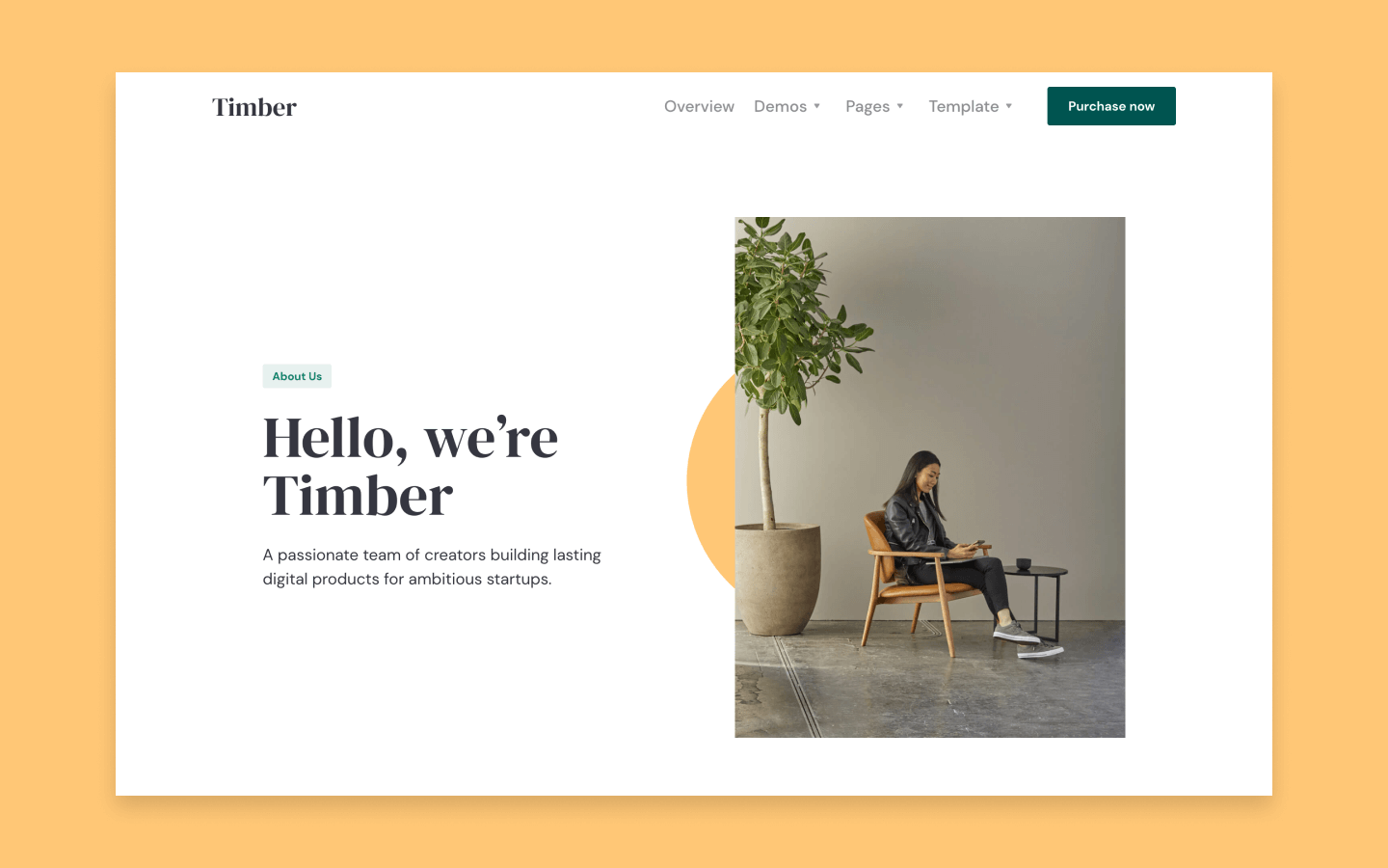 Timber - Creative HTML5 Responsive Website Template
