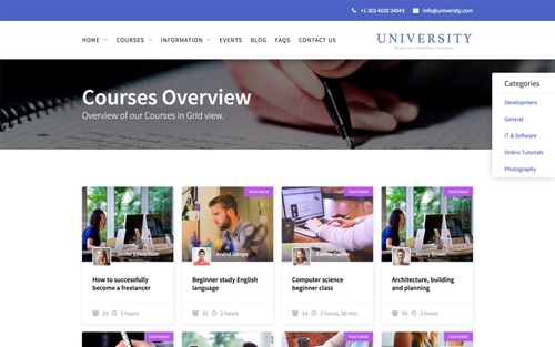 University - University HTML5 Responsive Website Template