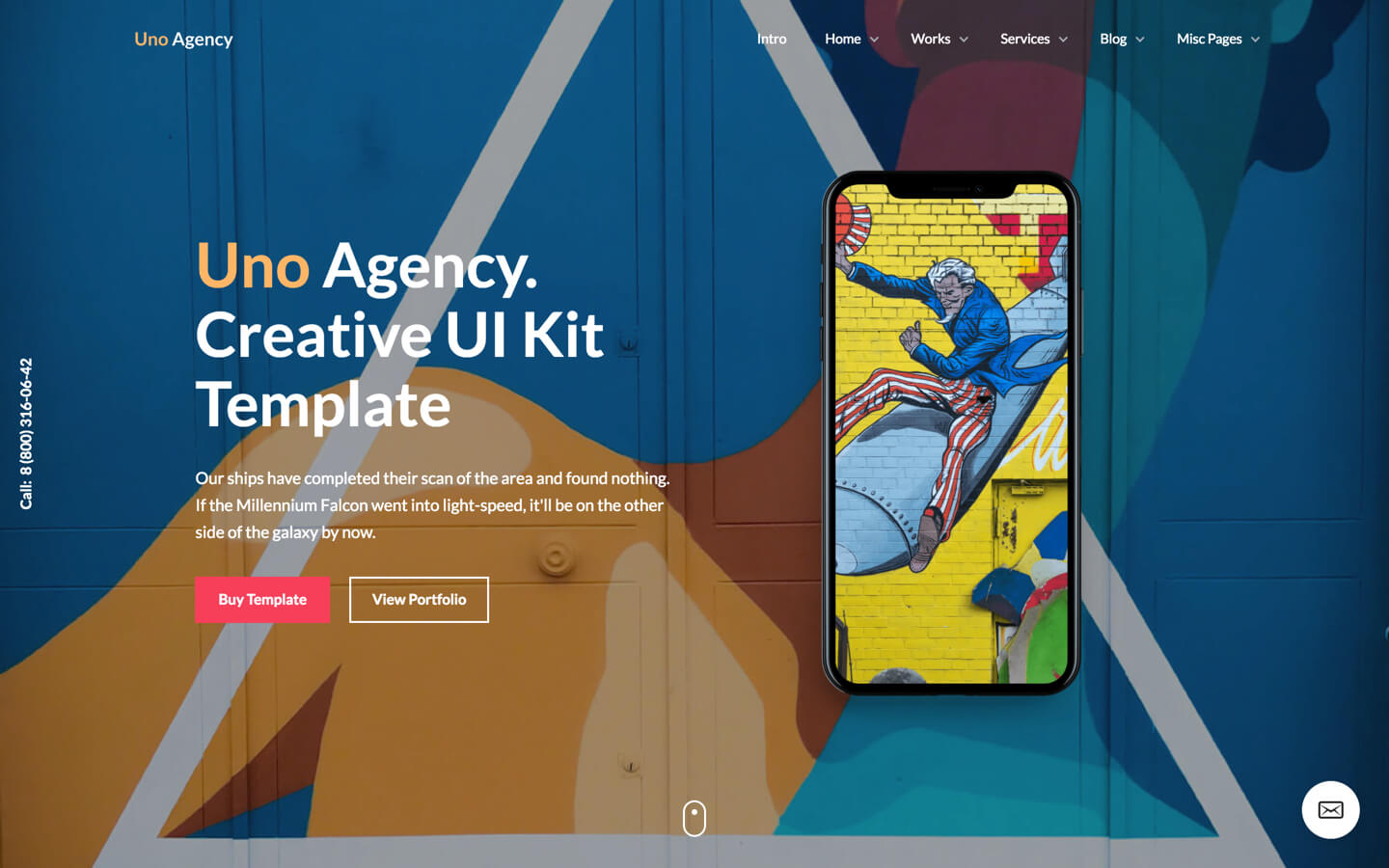 Uno - Agency HTML5 Responsive Website Template