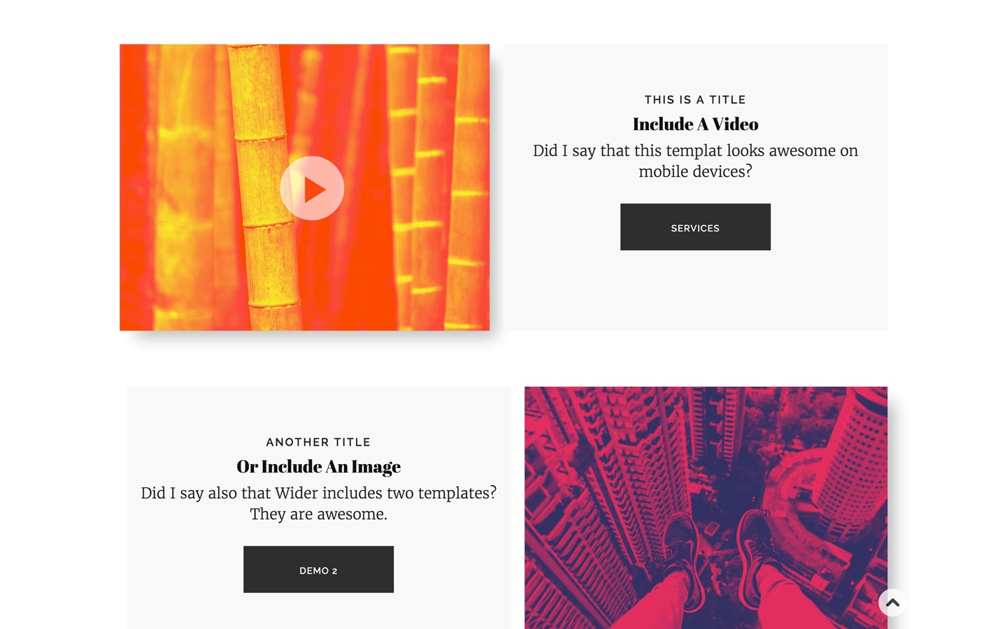 Wider - Designer HTML5 Responsive Website Template