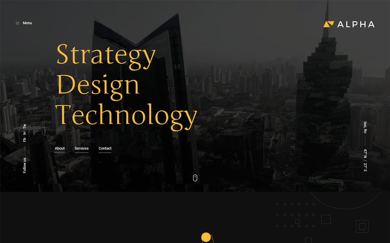 Alpha - Portfolio HTML5 Responsive Website Template