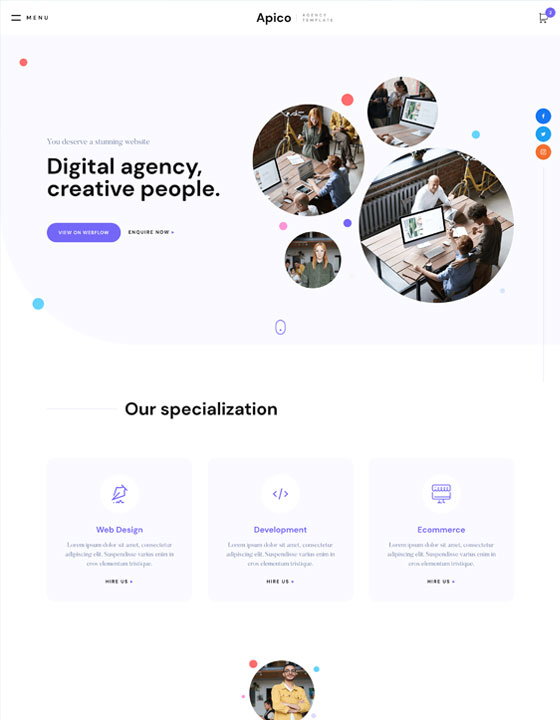 Apico by Flowmance | Muzli Creative Store