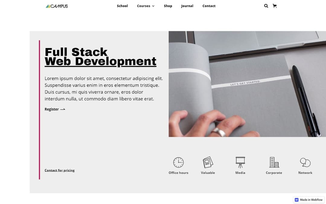 Campus - College HTML5 Responsive Website Template