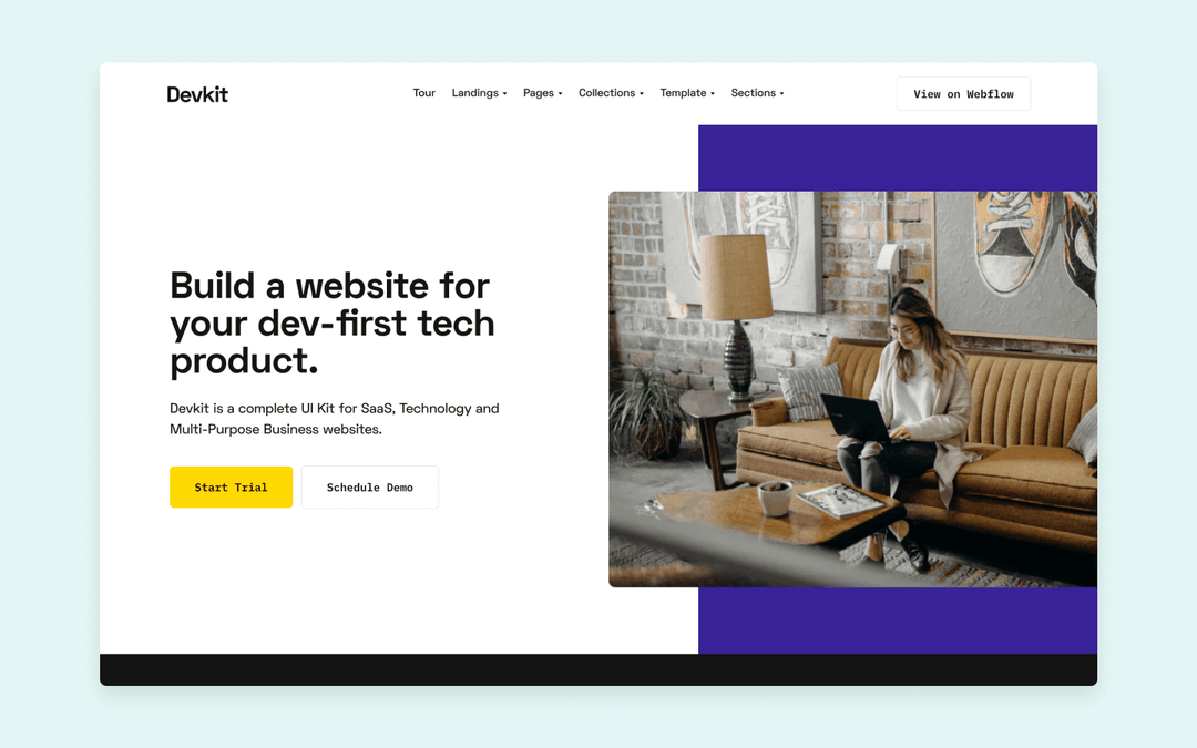 DevKit - Technology HTML5 Responsive Website Template