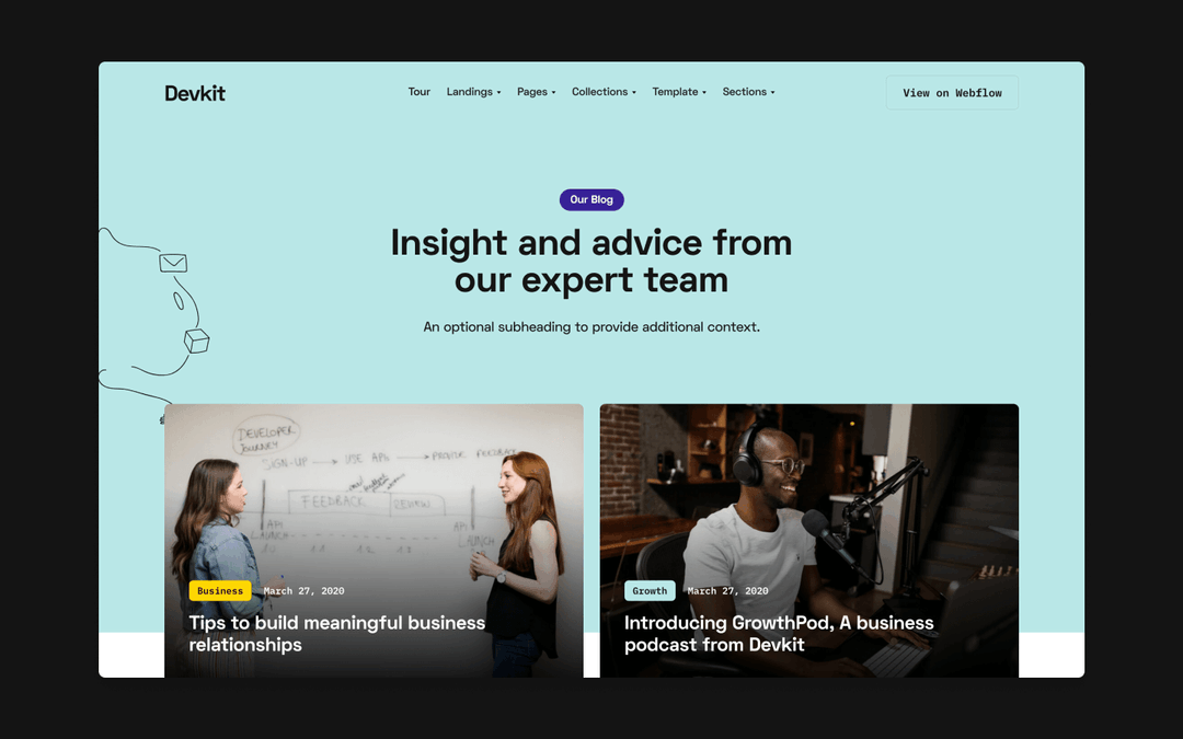 DevKit - Technology HTML5 Responsive Website Template