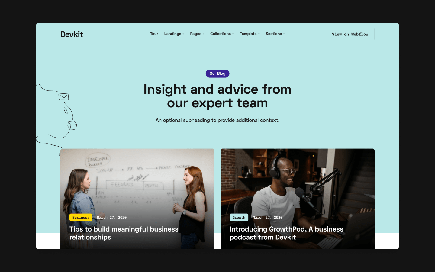 DevKit - Technology HTML5 Responsive Website Template