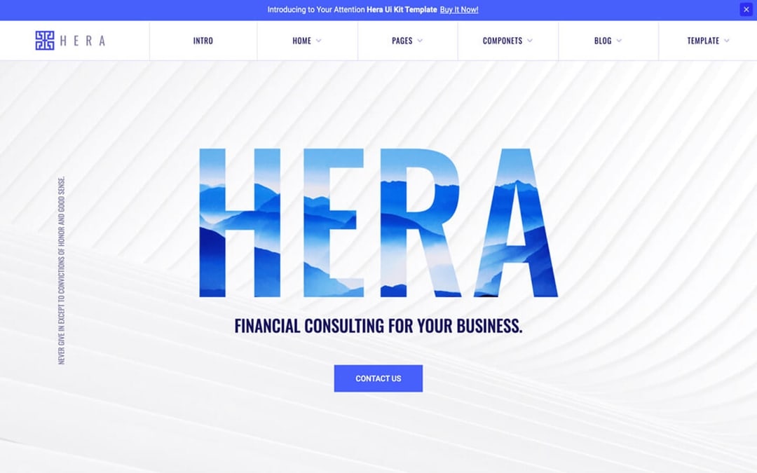 Hera - Finance HTML5 Responsive Website Template