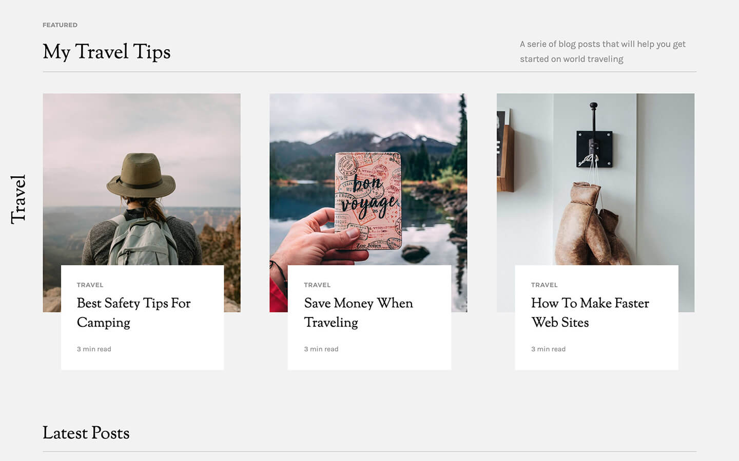 Journey - Blog HTML5 Responsive Website Template