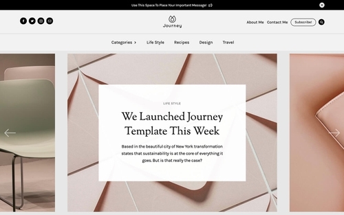Journey - Blog HTML5 Responsive Website Template