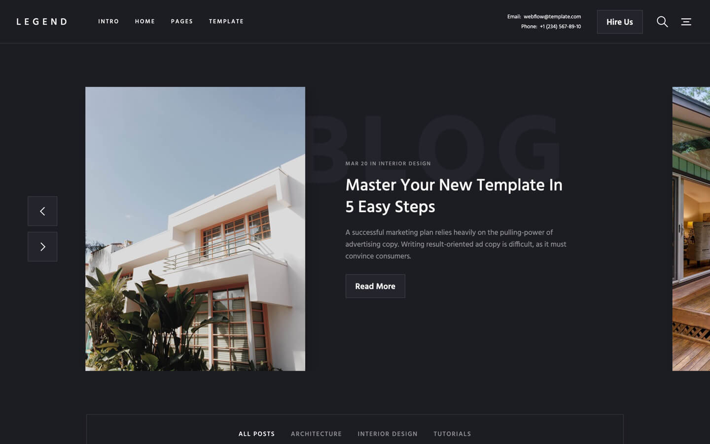 Legend - Agency HTML5 Responsive Website Template